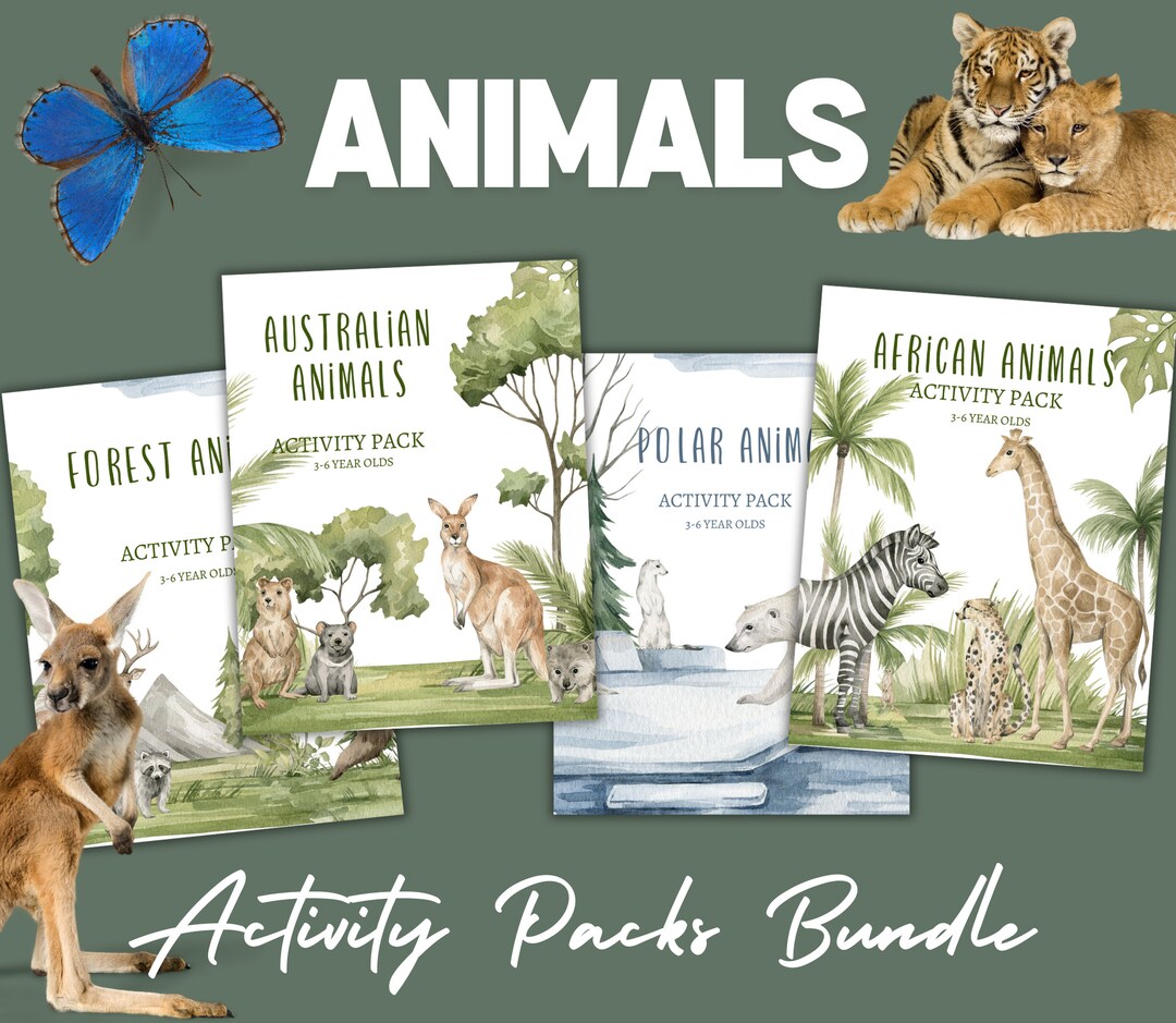 ANIMALS BUNDLE, Forest Animals, Australian Animals, African Animals ...