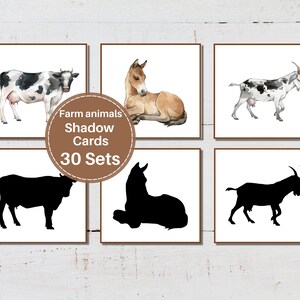 Farm Animals Activities, Poster, 3-part Cards, Puzzles, Pattern Match ...