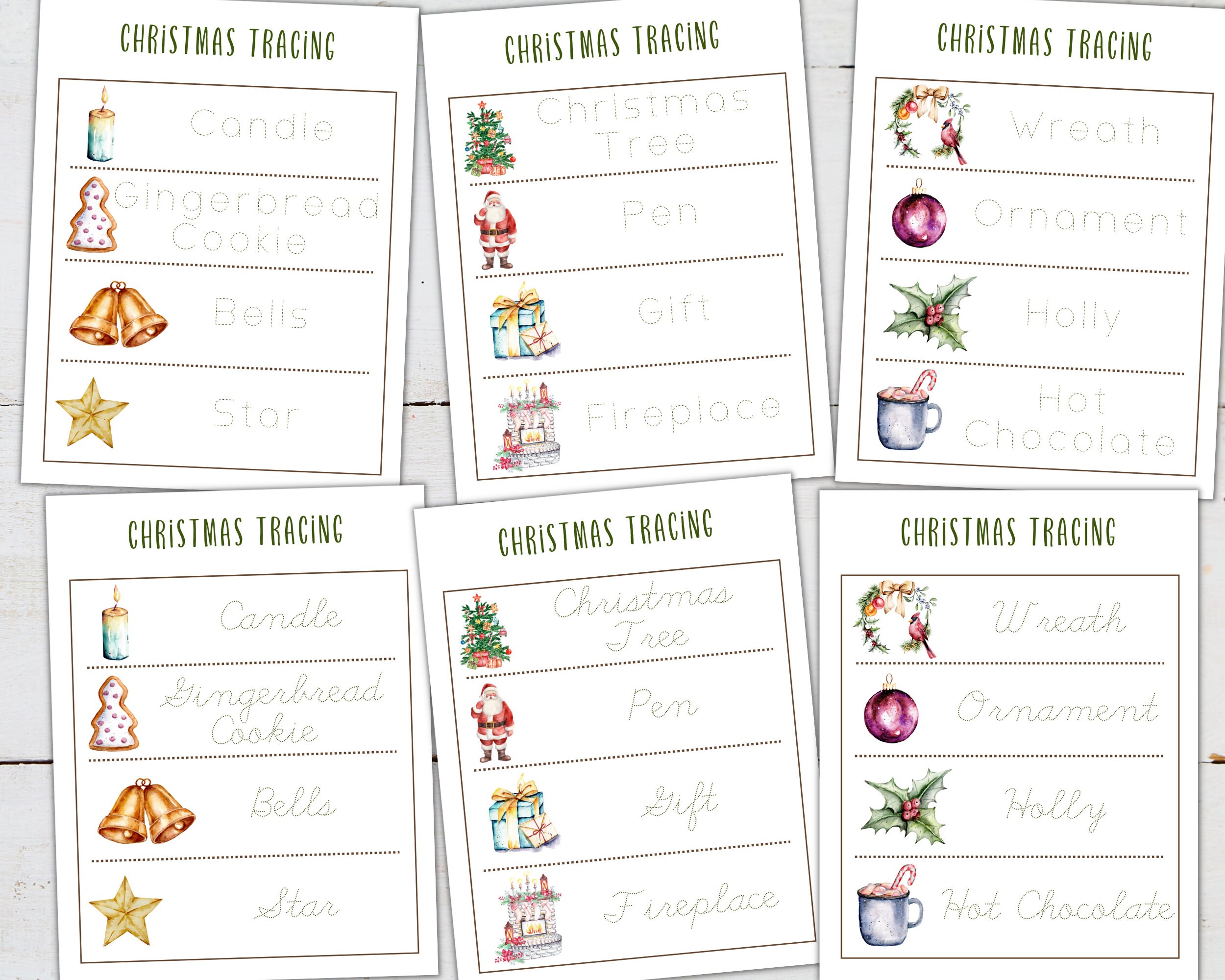 CHRISTMAS Pre-k and K Activity Pack, Homeschool, Digital, Instant ...