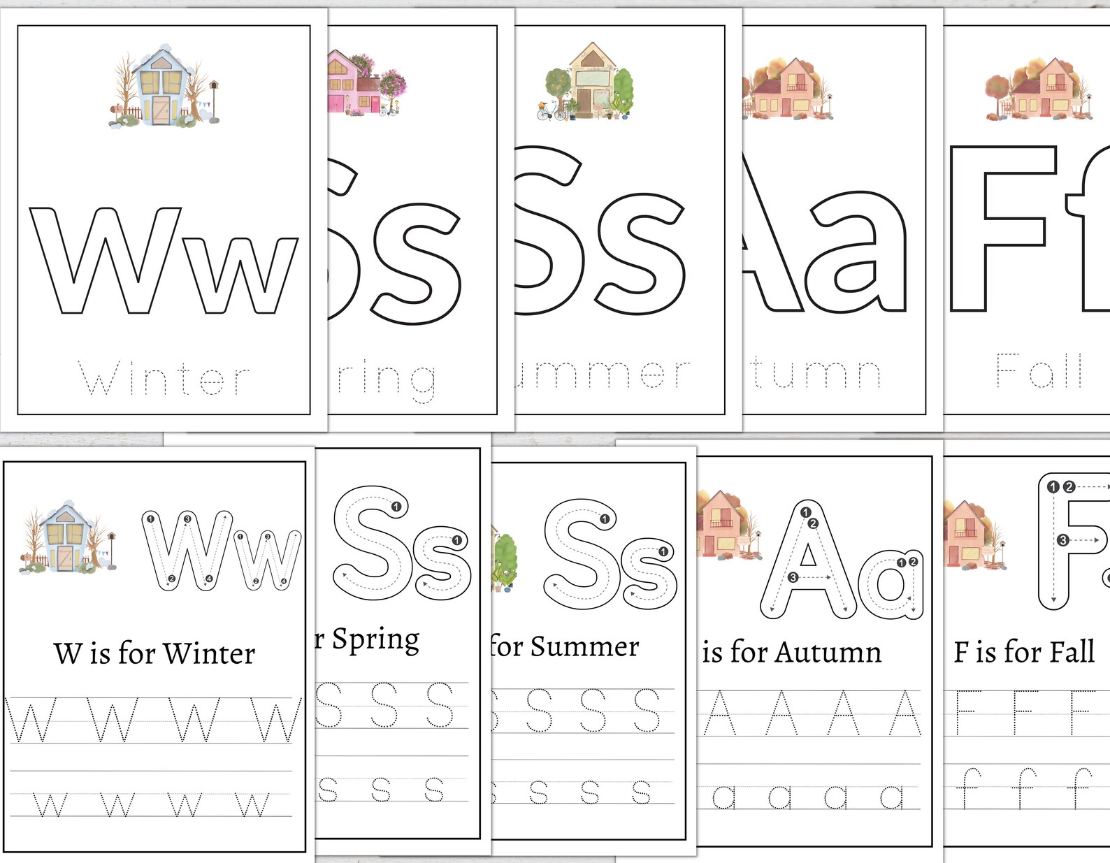 The Four Seasons Nature Study, Seasons Activities, Science, Handwriting ...