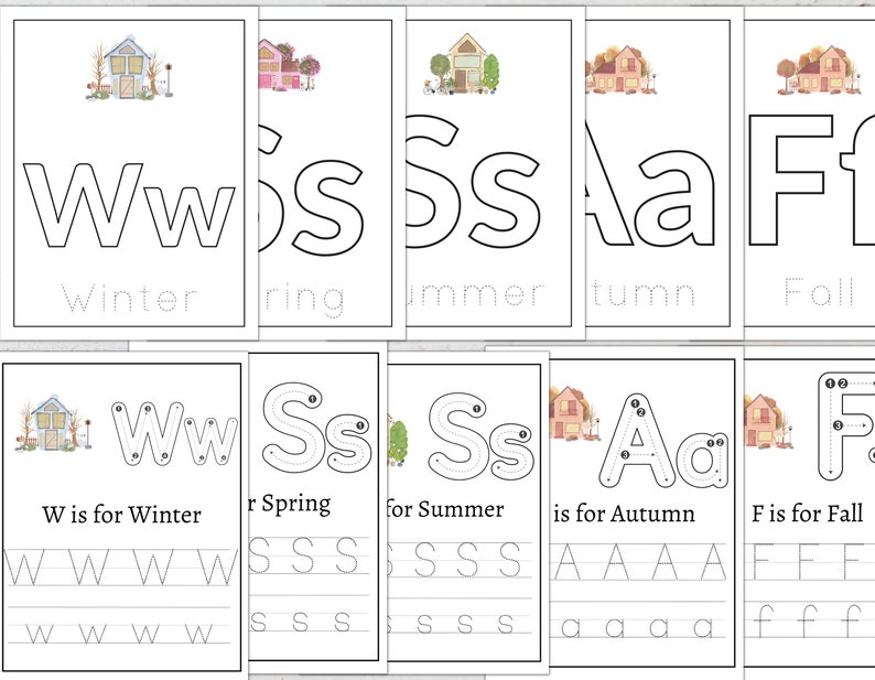 The Four Seasons Nature Study, Seasons Activities, Science, Handwriting ...