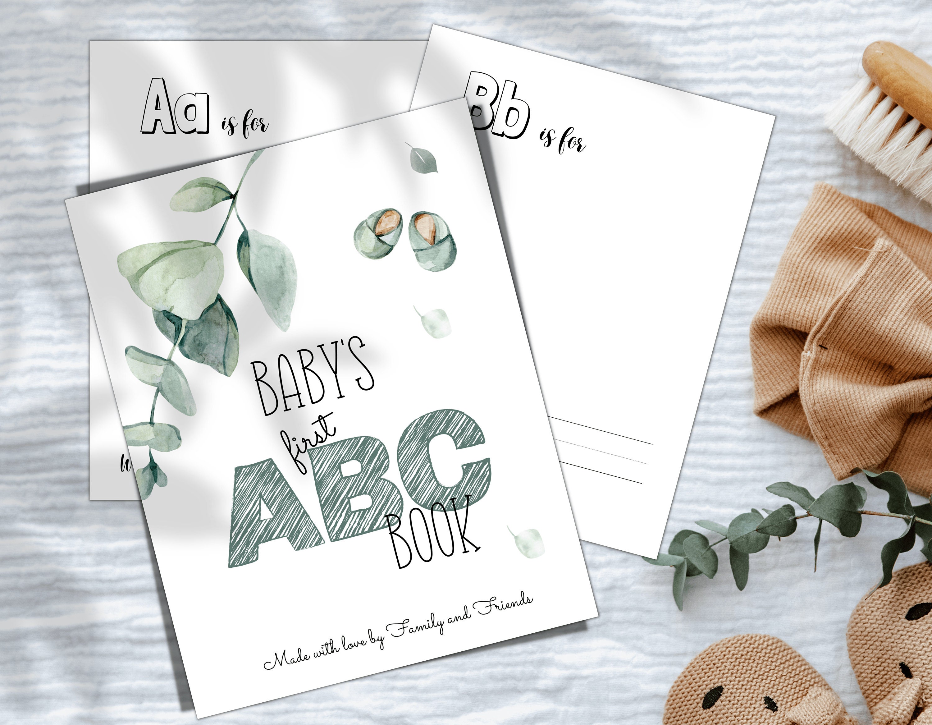 Baby's First ABC Book, Printable ABC Book, Baby's First Alphabet Book ...