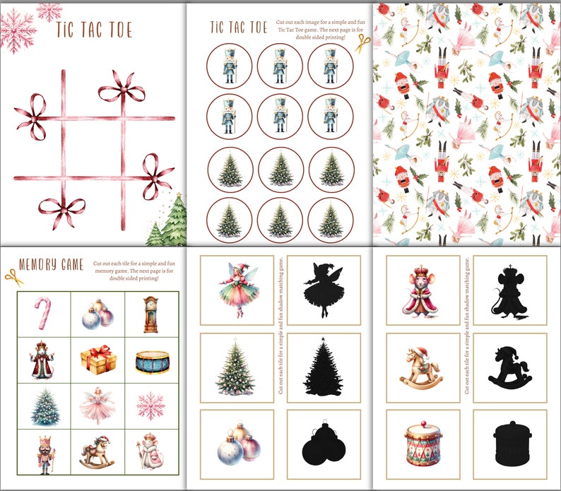 NUTCRACKER Pre-k and K Activity Pack, Homeschool, Digital, Instant ...