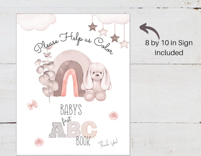 Baby's First ABC Book, Printable ABC Book, Baby's First Alphabet Book ...