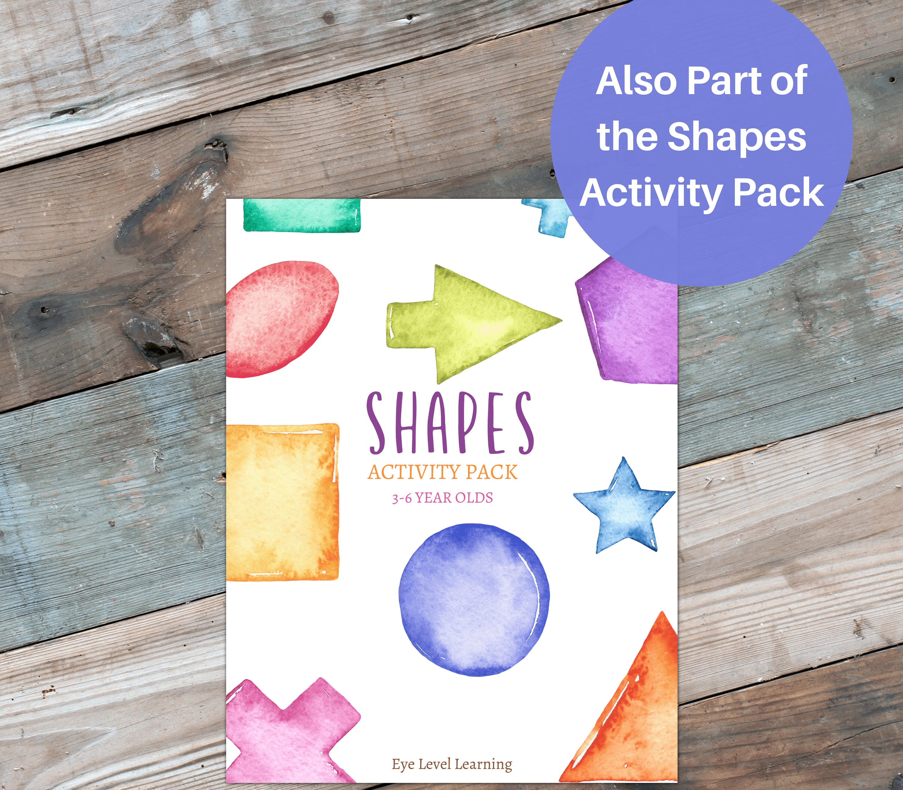 SHAPES Mini Poster 3-part Cards, Homeschool, Montessori, Instant ...
