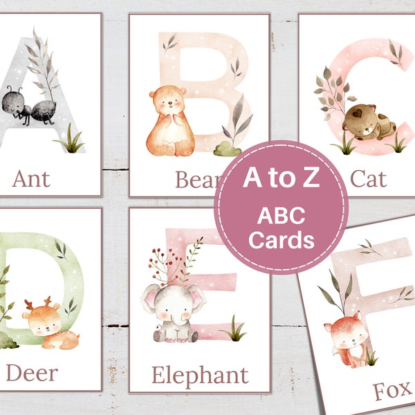 Alphabet Posters, Large Format for Classroom Use - Etsy