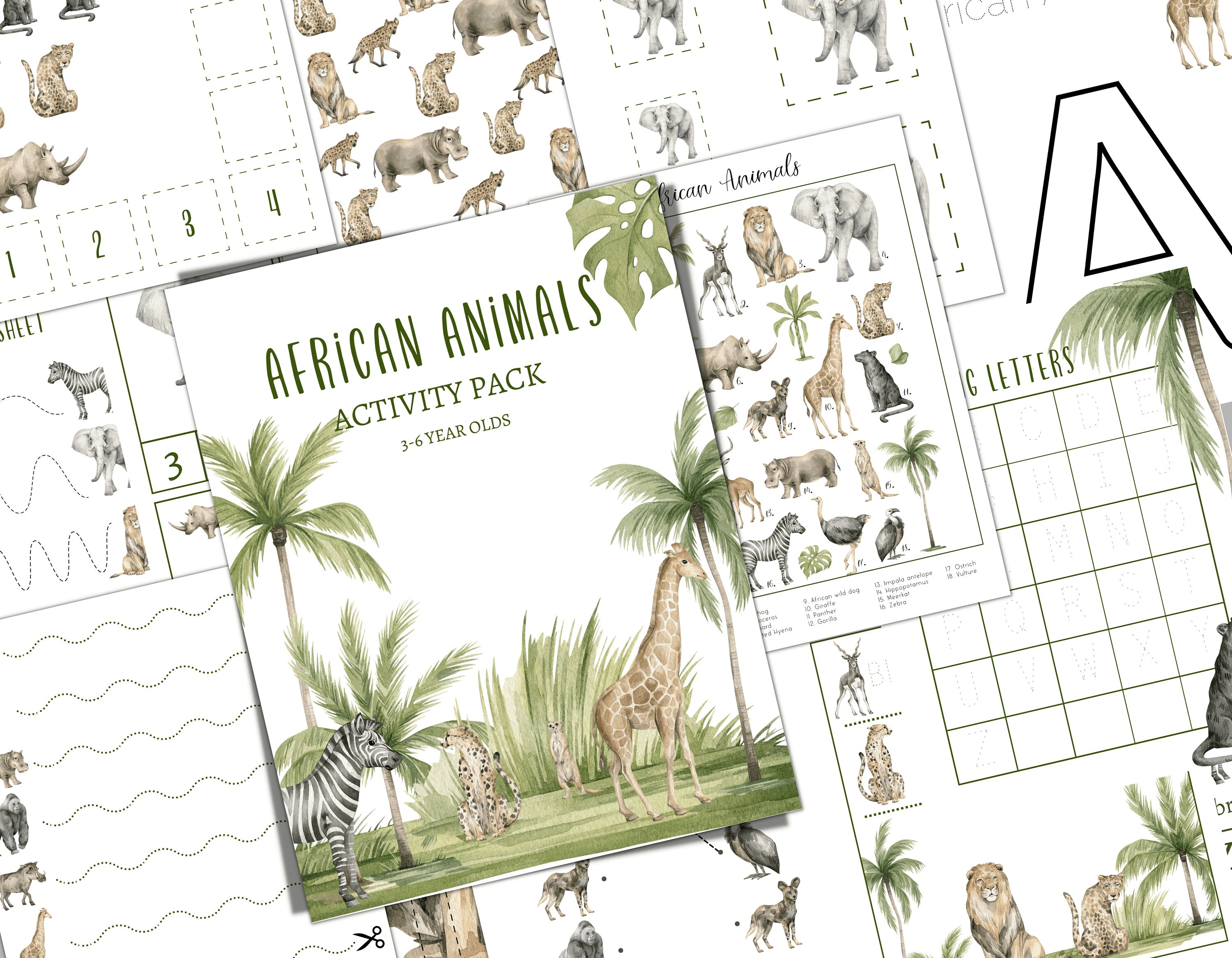 ANIMALS BUNDLE, Forest Animals, Australian Animals, African Animals ...