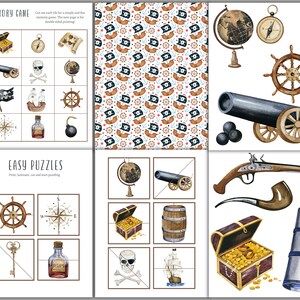 PIRATE Pre-k and K Activity Pack, Homeschool, Digital, Instant DOWNLOAD ...