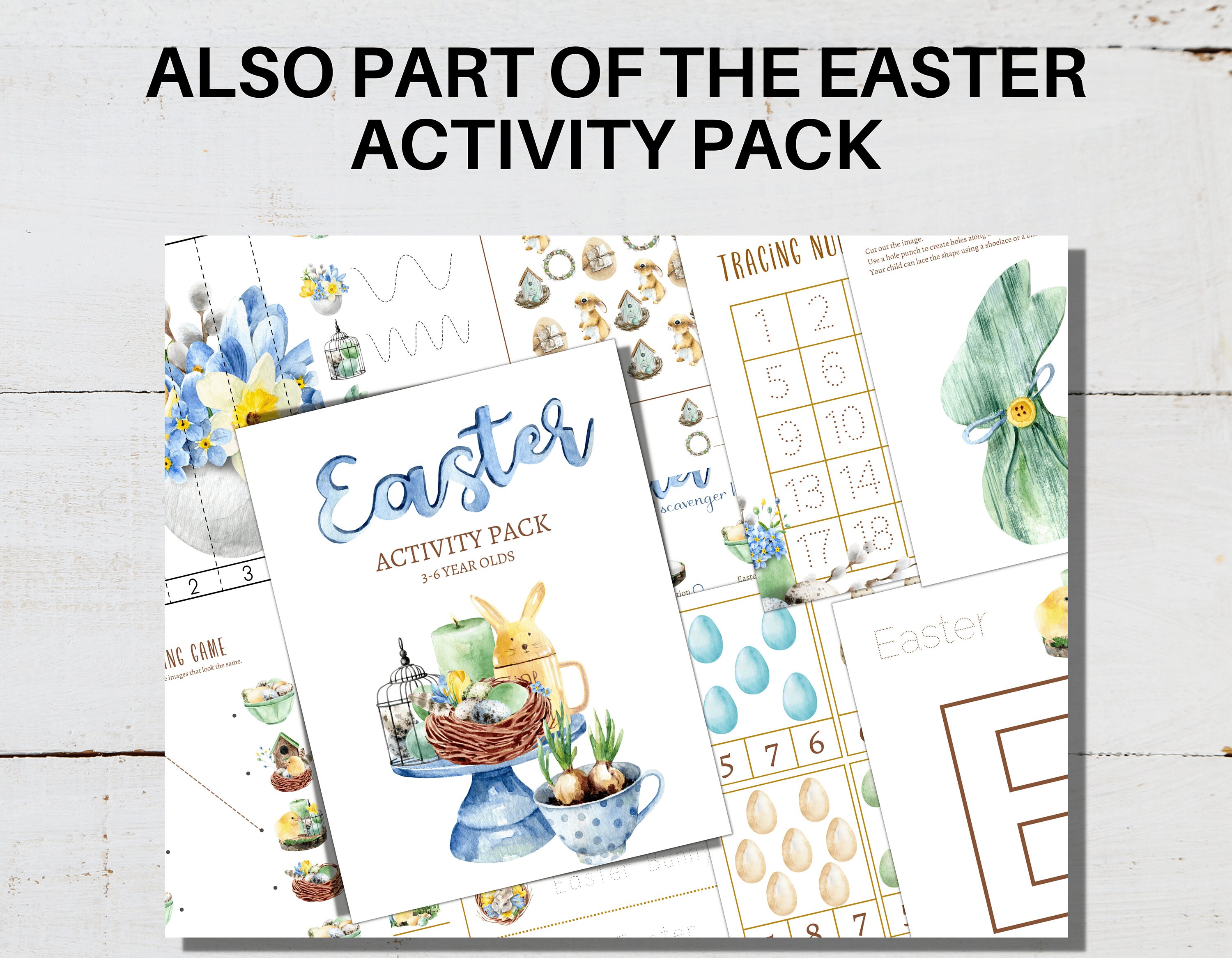 EASTER Memory Game for Kids - Printable Matching Game for Toddler ...