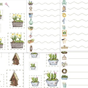 SPRING GARDEN Pre-k and K Activity Pack, Homeschool, Digital, Instant ...