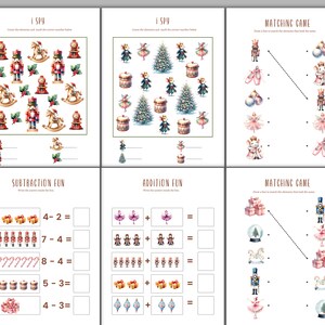 NUTCRACKER Pre-k and K Activity Pack, Homeschool, Digital, Instant ...