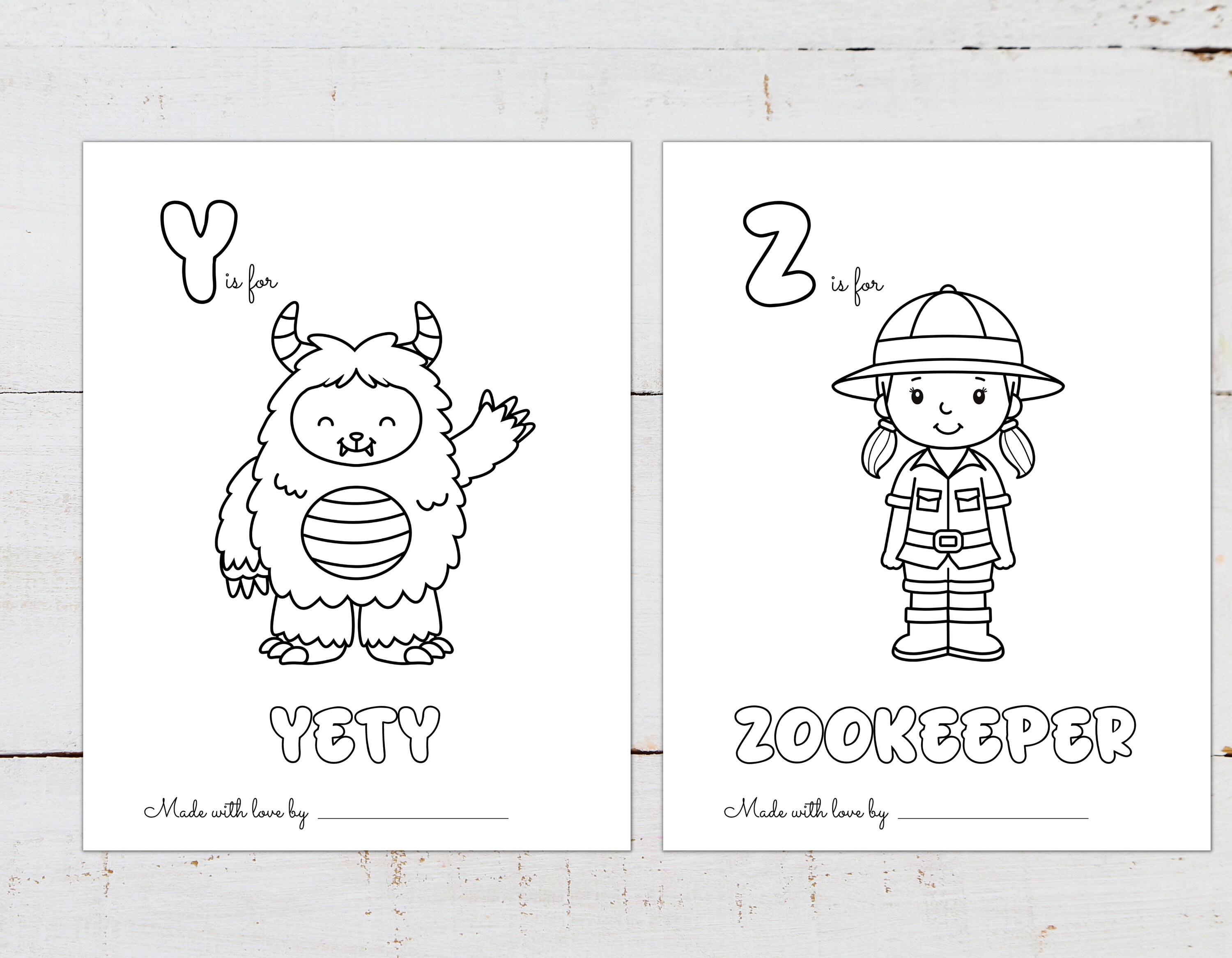 Baby's First ABC Book Printable ABC Book Baby's - Etsy