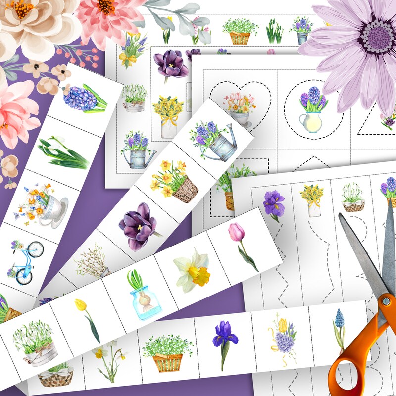 Flower Cutting Strips - Etsy