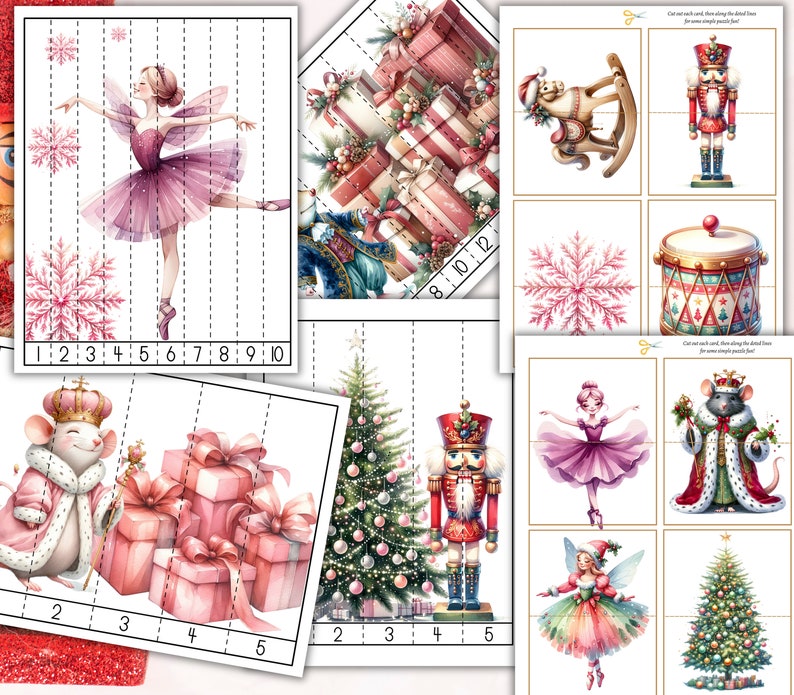 NUTCRACKER Pre-k and K Activity Pack, Homeschool, Digital, Instant ...