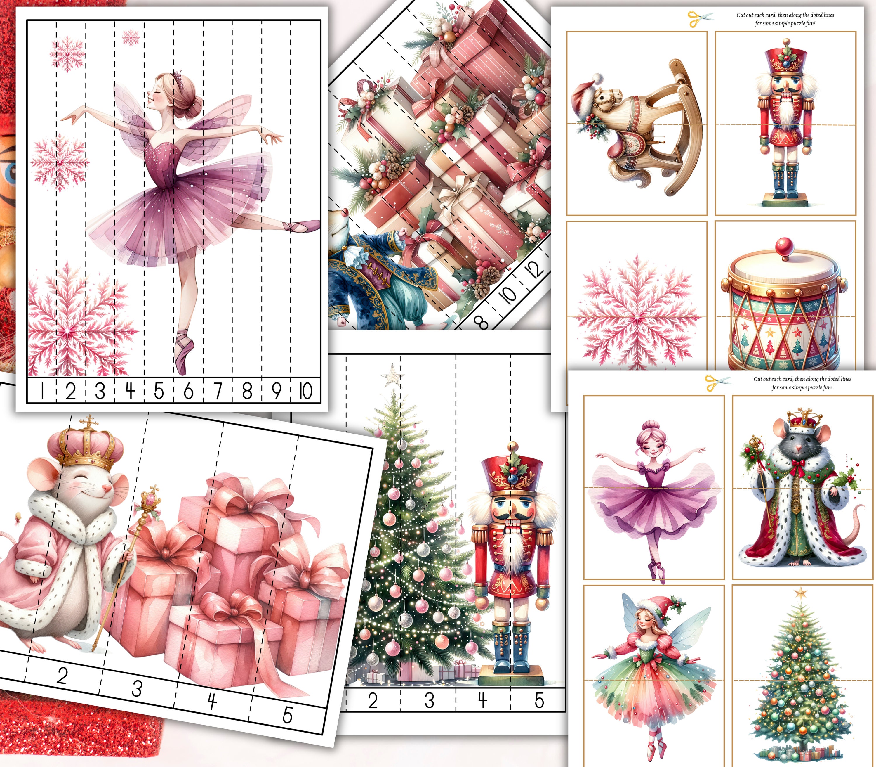 NUTCRACKER Pre-k and K Activity Pack, Homeschool, Digital, Instant ...