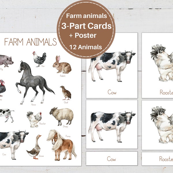 Animal Poster - Etsy