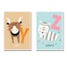 Animal ABC Flash Cards, Mini-poster | Animal Flash Cards | Learning ...