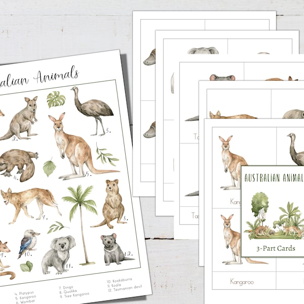 Australian Animals - Etsy