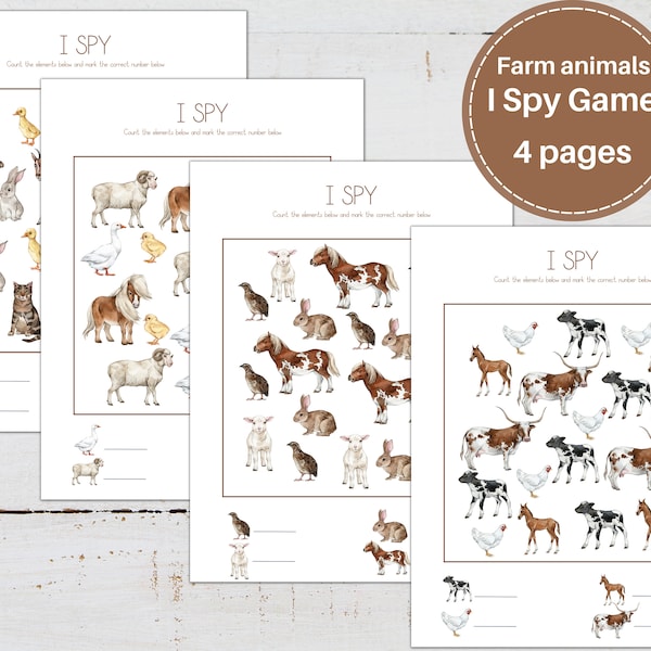 Counting Game - Etsy