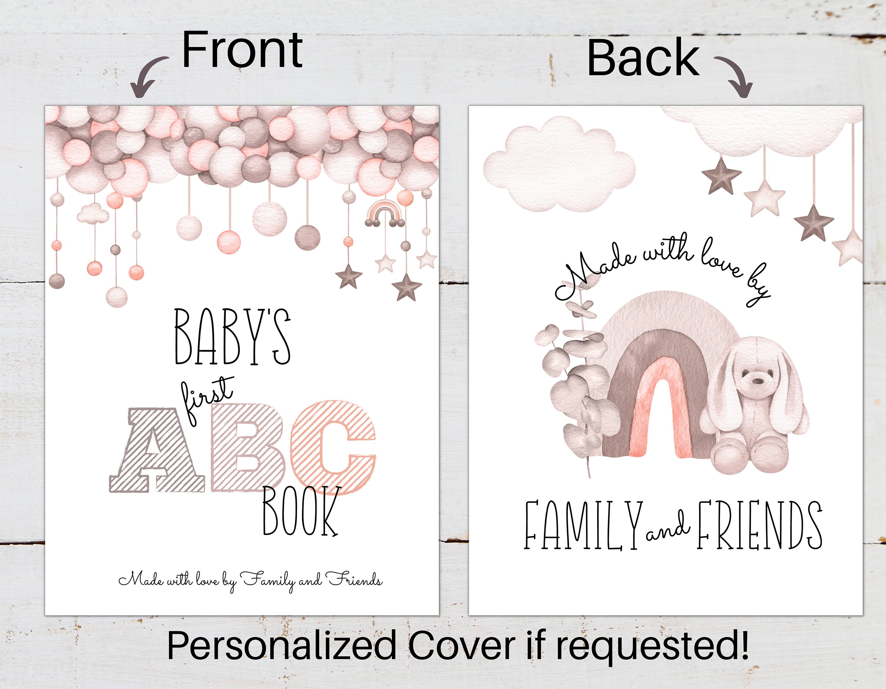 Baby's First ABC Book Printable ABC Book Baby's - Etsy