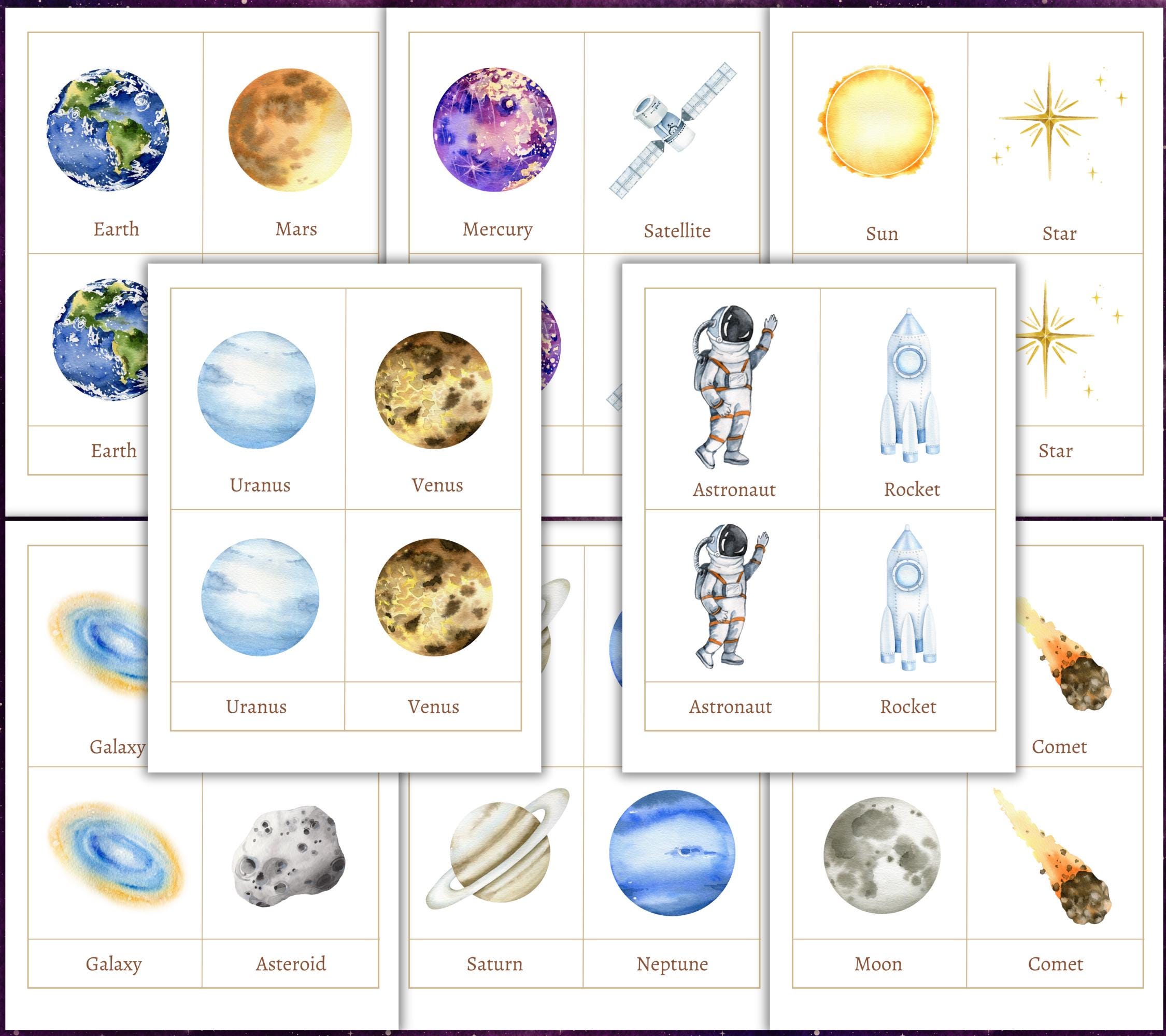 SPACE Pre-k and K Activity Pack, Homeschool, Digital, INSTANT DOWNLOAD ...
