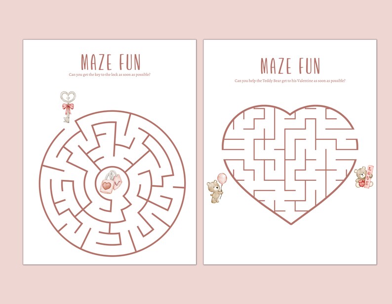 VALENTINE Pre-k and K Activity Pack Homeschool Digital - Etsy