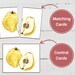 FRUIT and VEGETABLES Matching Card Game, Simple Puzzles, Toddler ...