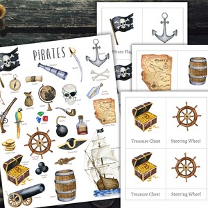 PIRATE Pre-k and K Activity Pack, Homeschool, Digital, Instant DOWNLOAD ...