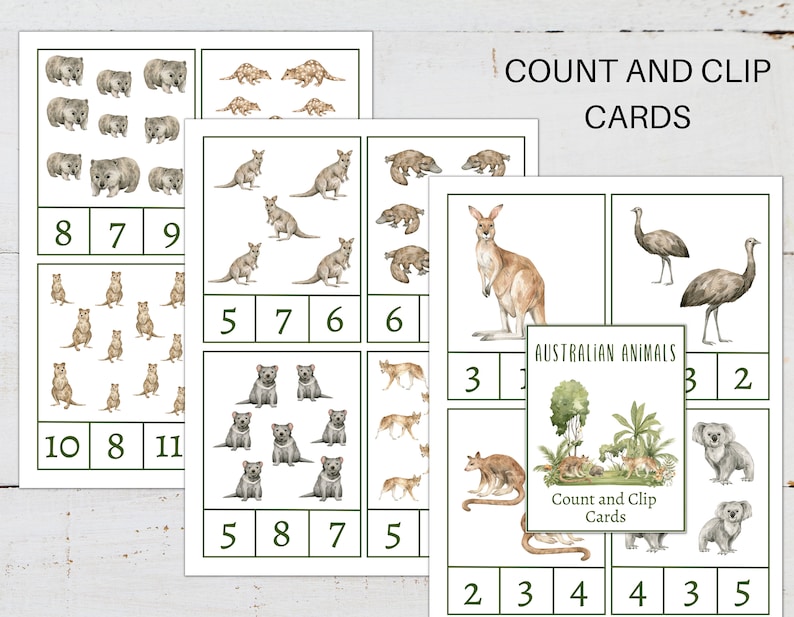 AUSTRALIAN Animals Pre-k and K Activity Pack Homeschool - Etsy