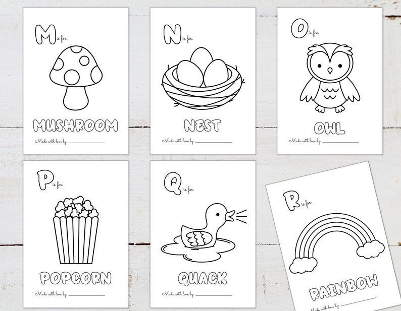 Baby's First ABC Book Printable ABC Book Baby's - Etsy