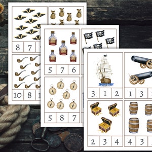 PIRATE Pre-k and K Activity Pack, Homeschool, Digital, Instant DOWNLOAD ...