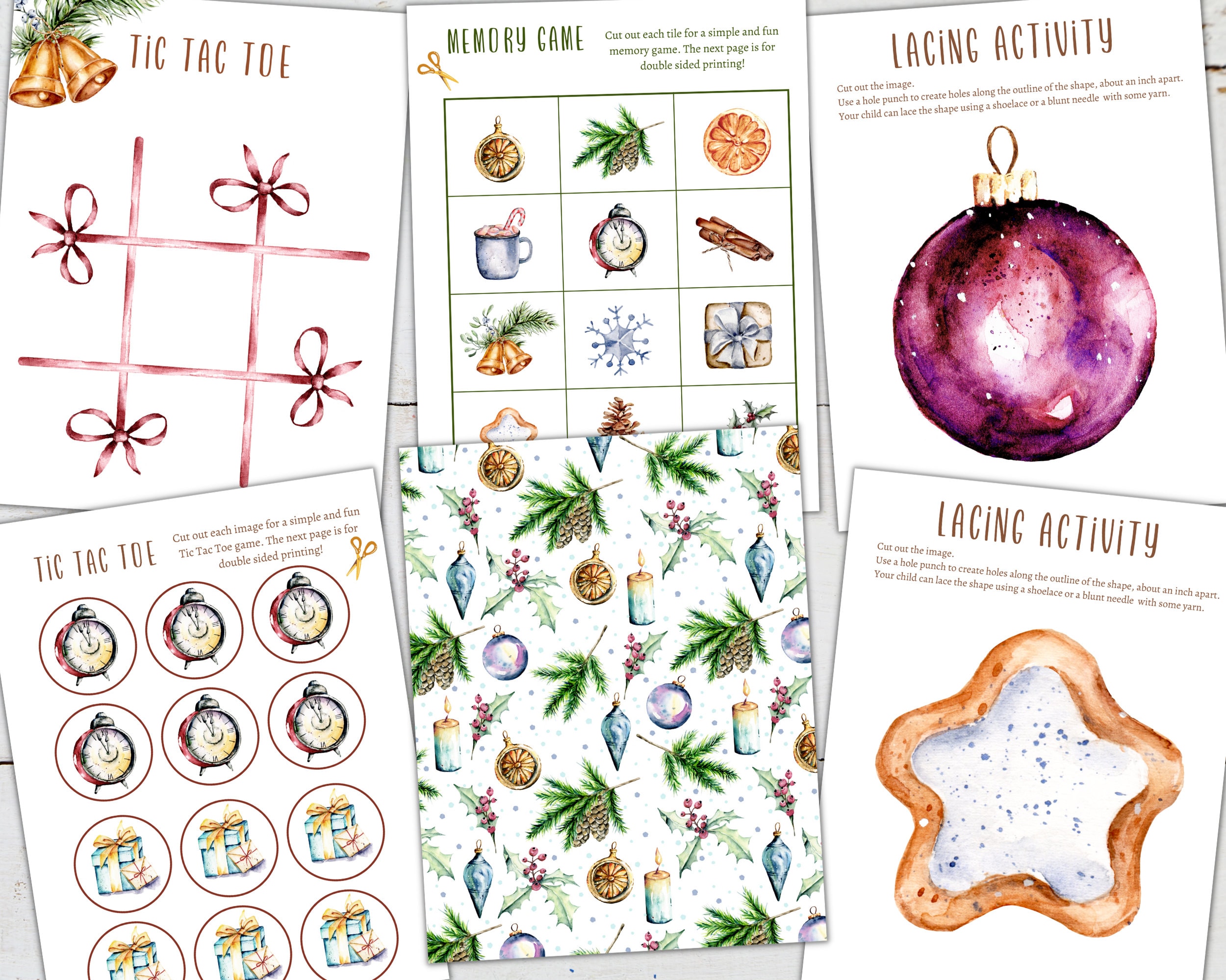 CHRISTMAS Pre-k and K Activity Pack, Homeschool, Digital, Instant ...