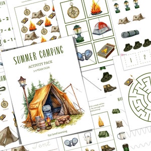 SUMMER BUNDLE, Summer Camping, Butterfly, Forest and Minibeasts ...