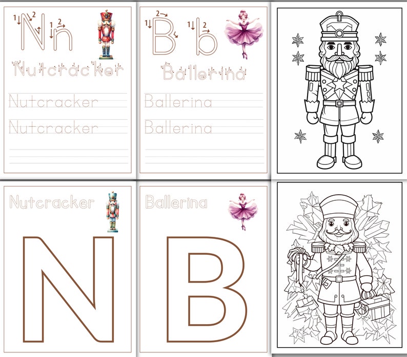 NUTCRACKER Pre-k and K Activity Pack, Homeschool, Digital, Instant ...