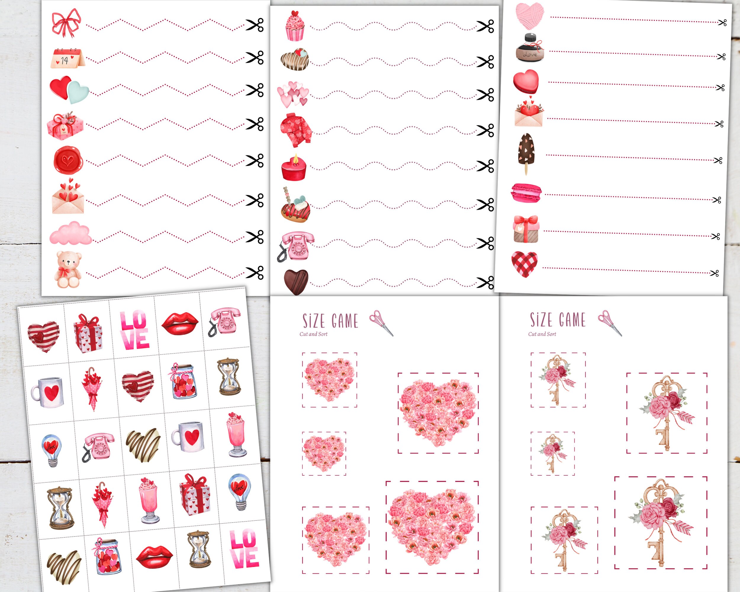 VALENTINE Pre-k and K Activity Pack, Homeschool, Digital, INSTANT ...