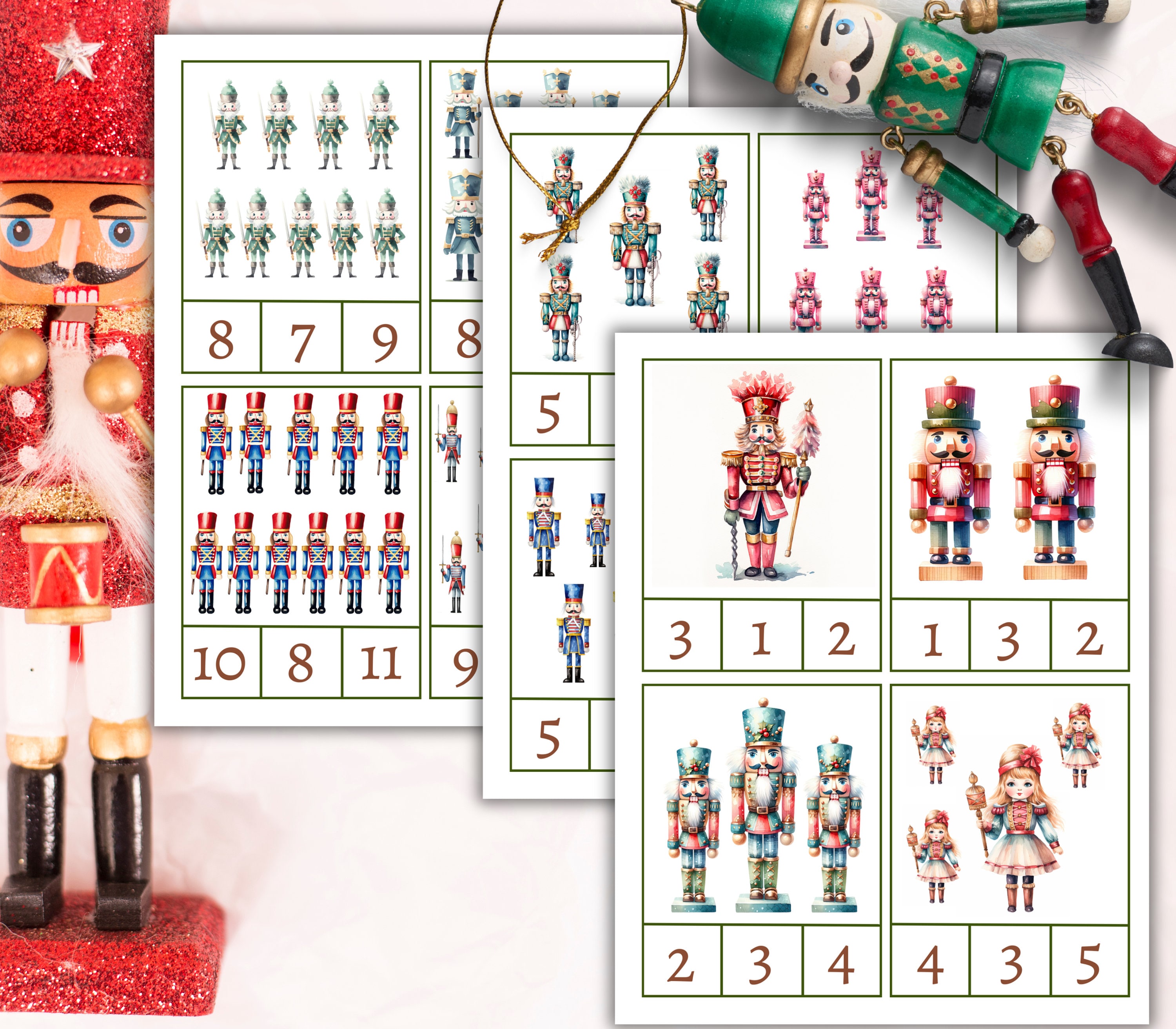 NUTCRACKER Pre-k and K Activity Pack, Homeschool, Digital, Instant ...