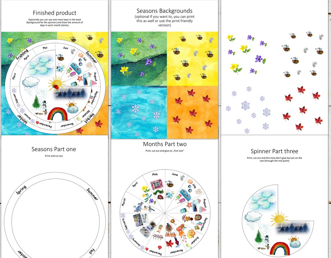 The Four Seasons Nature Study, Seasons Activities, Science, Handwriting ...