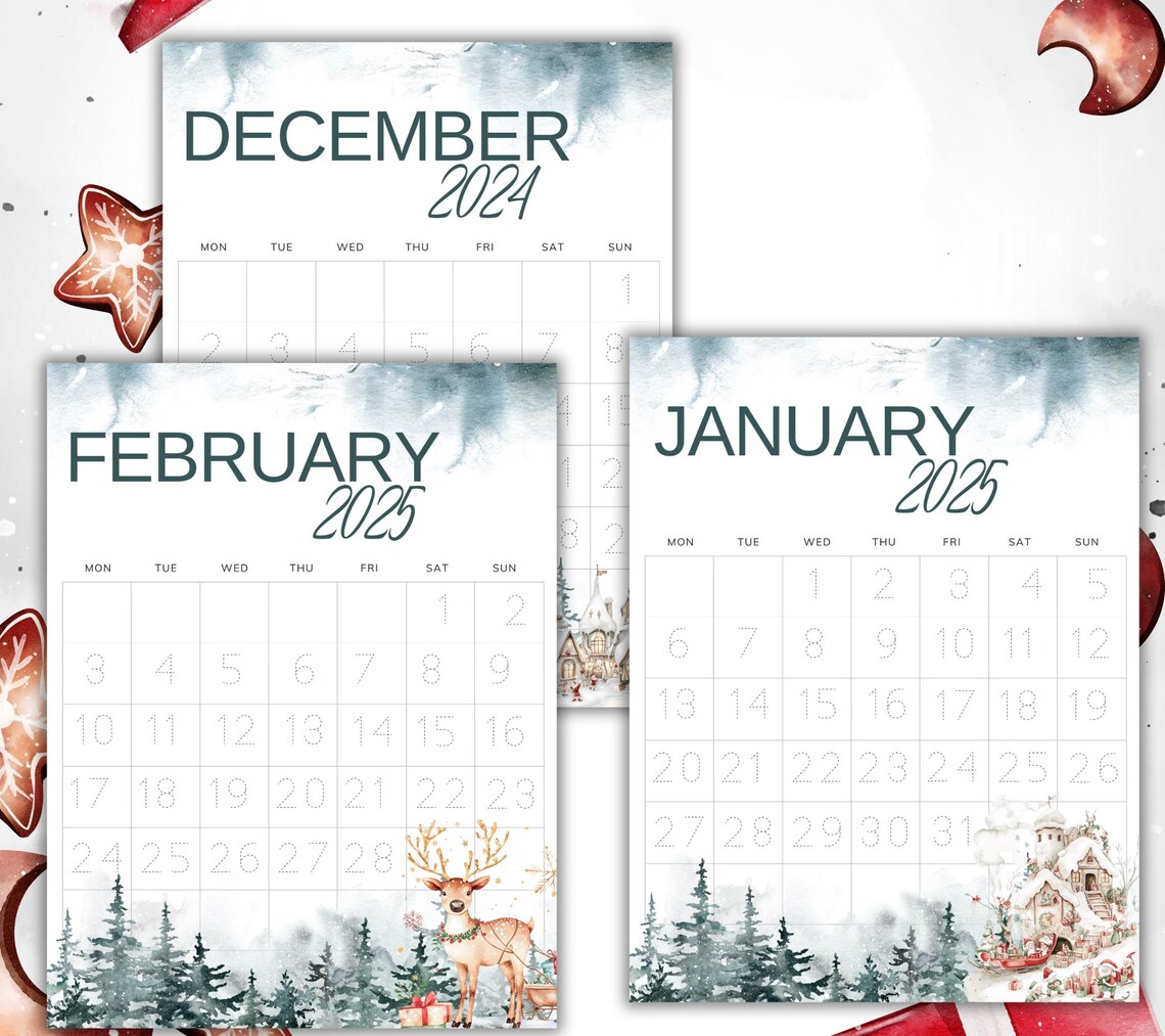 CHRISTMAS MORNING MENU, Homeschool Printables, Instant Download - Etsy