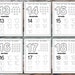 NUMBER Coloring and Tracing Worksheets, 1 to 20 Counting, Preschool ...
