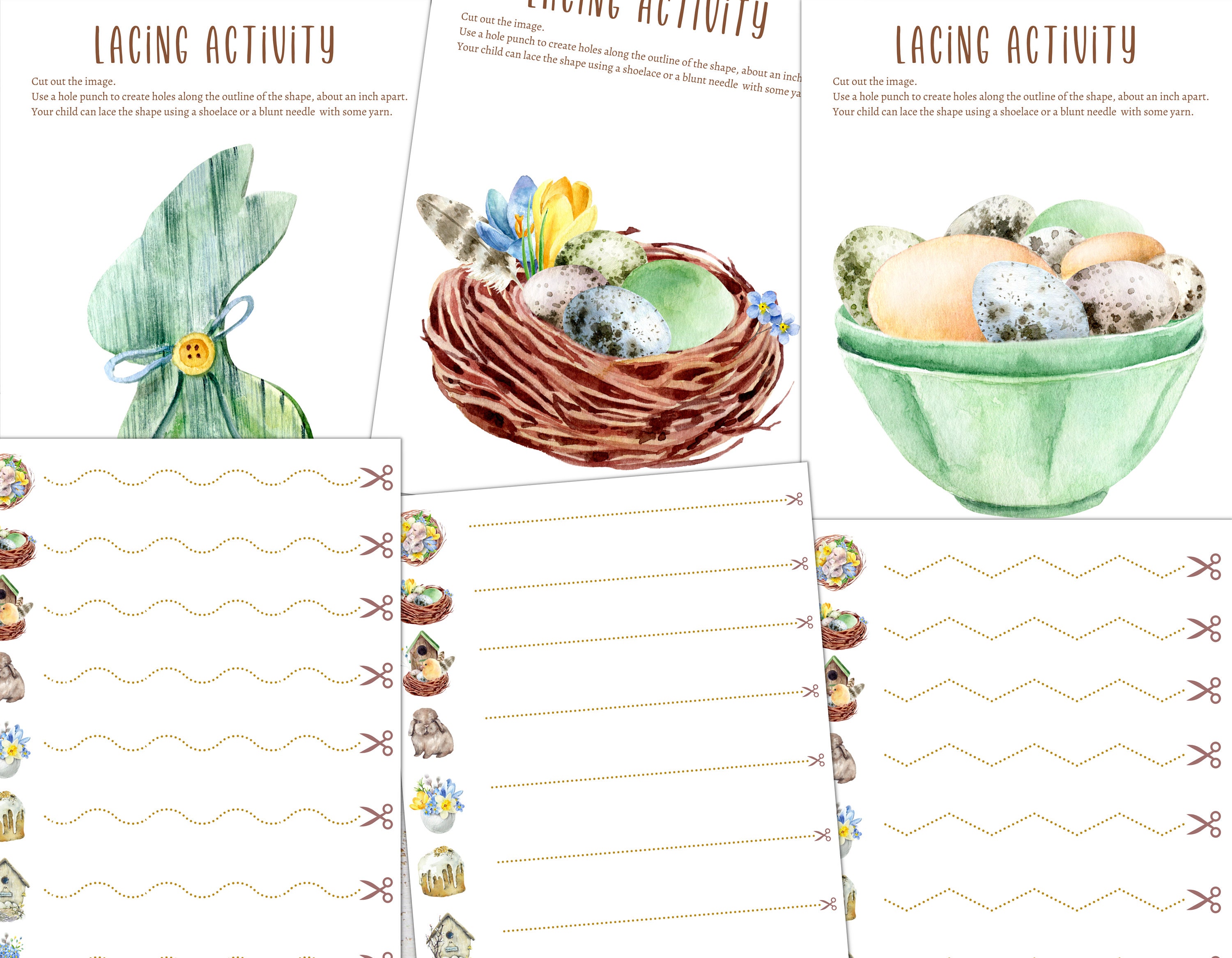 EASTER Pre-k and K Activity Pack, Homeschool, Digital, INSTANT DOWNLOAD ...