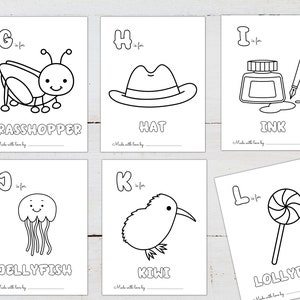 Baby's First ABC Book, Printable ABC Book, Baby's First Alphabet Book ...