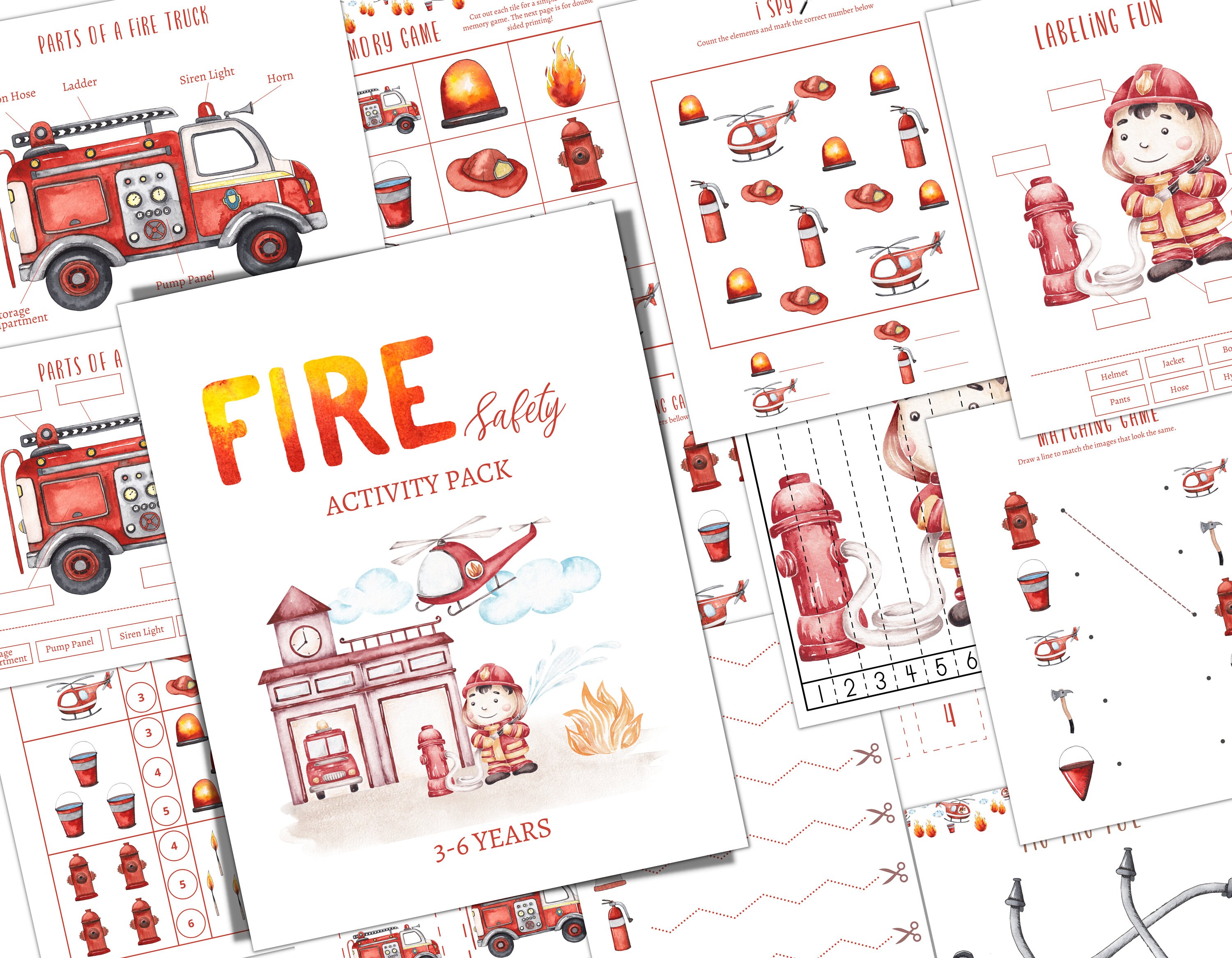 FIRST RESPONDERS BUNDLE, Fire Station, Police Unit and Ambulance ...