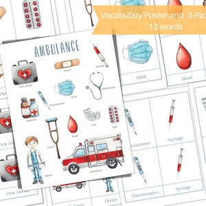 FIRST RESPONDERS BUNDLE, Fire Station, Police Unit and Ambulance ...