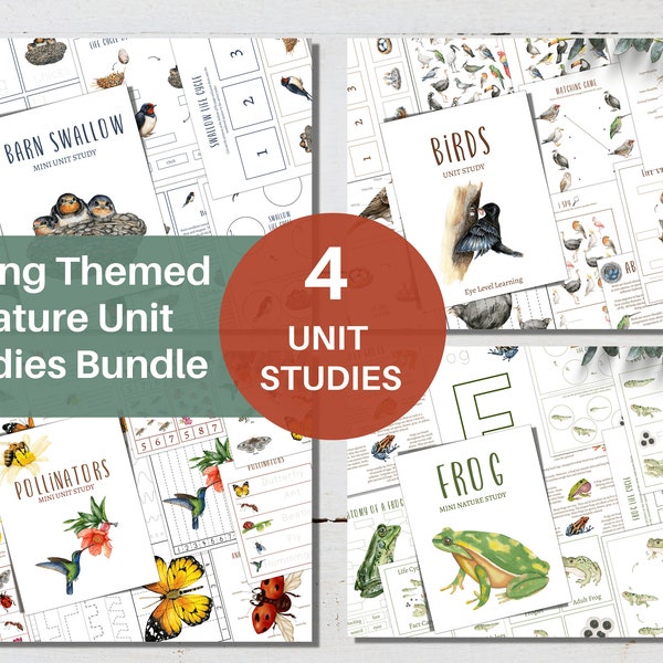 Spring Unit Study - Etsy