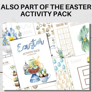 EASTER MOVEMENT CARDS, Calm Down Activity, Kids Movement, Montessori ...