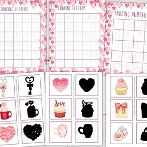 VALENTINE Pre-k and K Activity Pack, Homeschool, Digital, INSTANT ...
