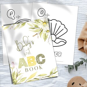 Baby's First ABC Book, Printable ABC Book, Baby's First Alphabet Book ...