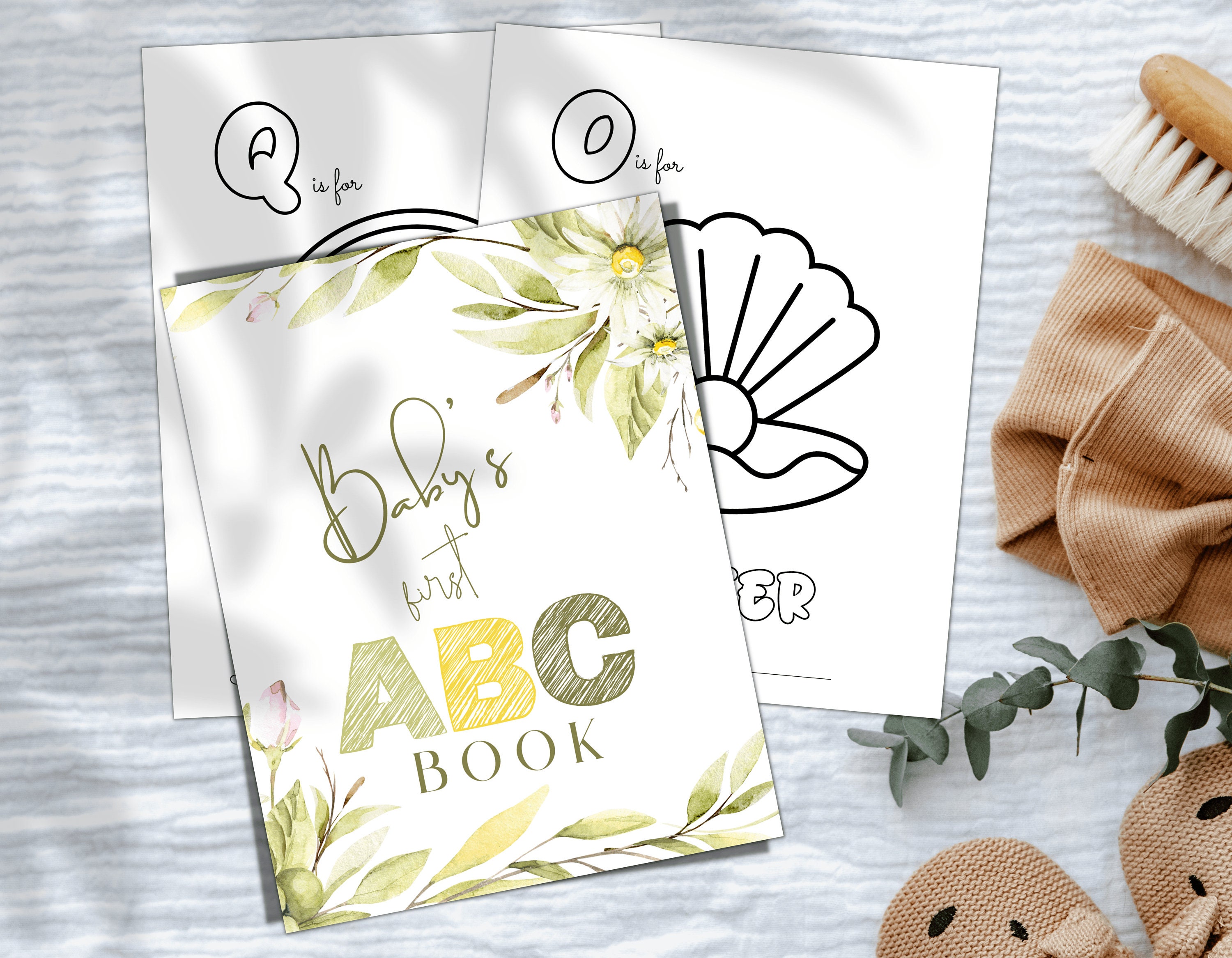 Baby's First ABC Book Printable ABC Book Baby's - Etsy
