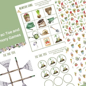 SPRING GARDEN Pre-k and K Activity Pack, Homeschool, Digital, Instant ...