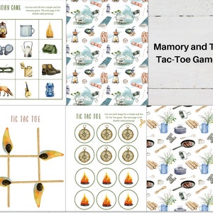 CAMPING Pre-k and K Activity Pack, Homeschool, Digital, Instant ...